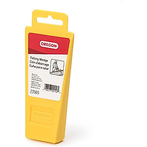 Oregon Felling Wedge 5.5 inch, Lightweight and Durable Tree Wedge for Safe Felling with Stabilizing Serrations Yellow
