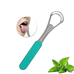 Adult Tongue Tongue Coating Scraper Oral Care Tongue Cleaning Scraper Tongue Coating Cleaning Scraper Oil Control (D, One Size)