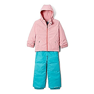 Columbia Toddler Unisex Frosty Slope Set, Pink Orchid Snowdaze, 2T