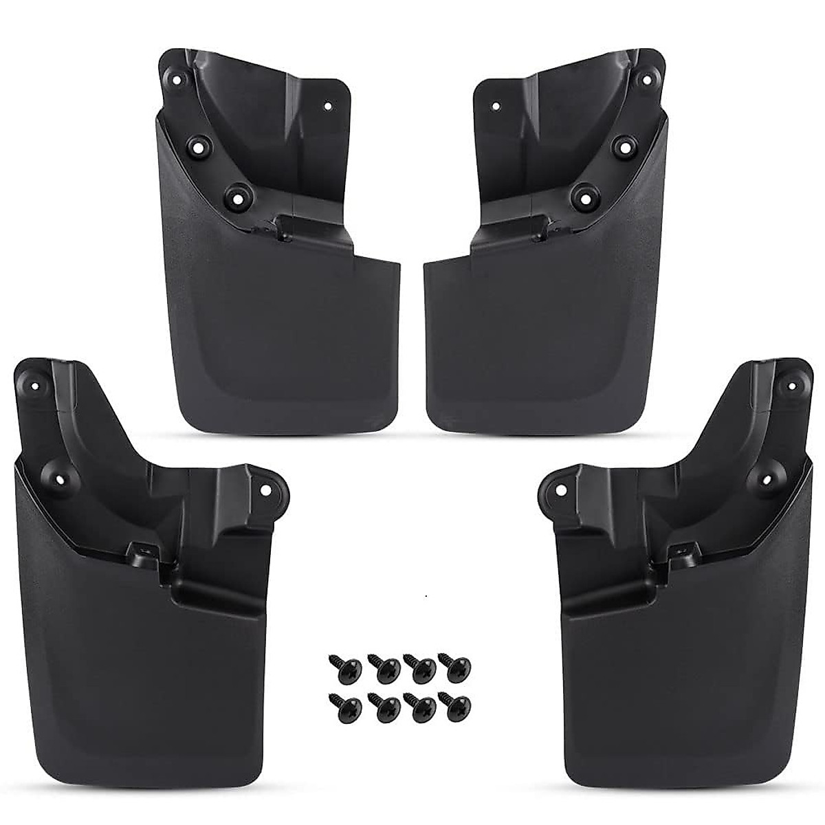 G-PLUS 4 Pcs Mud Flaps Wheel Fender Mudguards, Compatible with Toyota Tacoma 2016-2023 6L3Z-16A550-BA PT345-35170 Front&Rear Premium Heavy Duty Molded Splash Guards 6L3Z-16A550-BA