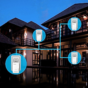 7inova AV500 Powerline Ethernet Adapter Kit for Wired Network Expanding - Mini, Plug&Work, Power Saving