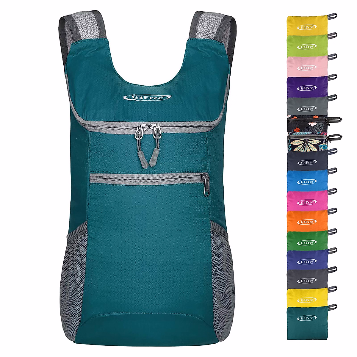 G4Free Rucksack Backpacks, Dark Green, Small