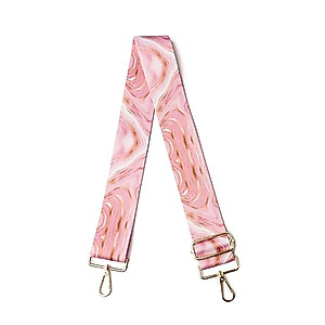 KEDZIE Interchangeable Adjustable Length 55” Handbag Purse Strap Replacement 2-inch Wide Guitar Style Crossbody Strap - Golden Hour