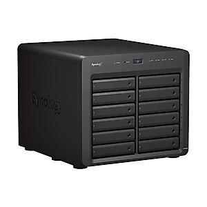 Synology DiskStation DS3622xs+ NAS Server with Xeon 2.2GHz CPU, 48GB Memory, 216TB HDD Storage, 2 x 10GbE LAN Ports, DSM Operating System