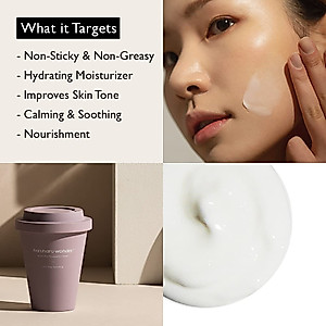 Haruharu Wonder Black Rice Hyaluronic Cream 3.2 fl. oz / 90ml | Fermented Facial Moisturizer, Facial Cream | Vegan, Cruelty Free, EWG-Green