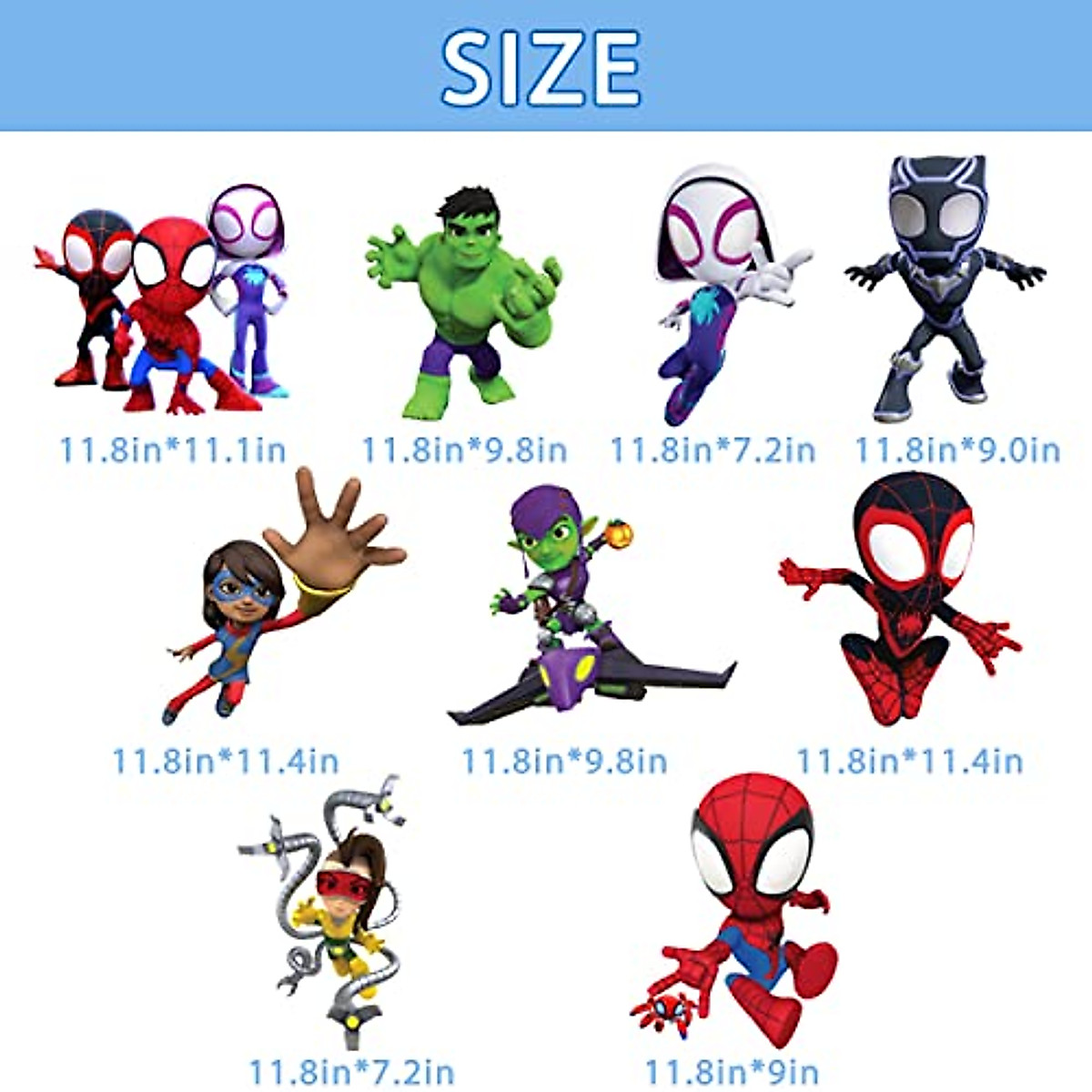 Spidey and His Amazing Friends Birthday Party Decorations Designed Door Hanging Banner Porch Sign Banners Welcome Hanging Hero for Super Fun Hero Party Wall Favors