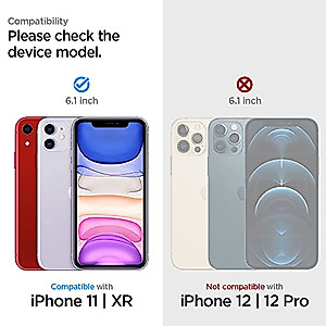 Spigen Tempered Glass Screen Protector [GlasTR EZ FIT] designed for iPhone 11 / iPhone XR [6.1 inch] [Case Friendly] - 2 Pack