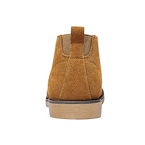 Bruno Marc Men's Chukka Camel Suede Leather Chukka Desert Oxford Ankle Boots Size 10 M US