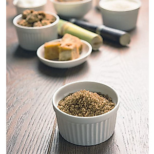 Unpretentious Demerara Sugar, Raw, First-Pressed Sugarcane Crystals For Drinks & Baking (1 Gallon)