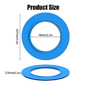 Flush Valve Seal for American Standard, 2 Pack Upgraded Silicone Material 7301111-0070A Toilet Replacement Parts for American Standard Champion 4 and Eljer Titan 4