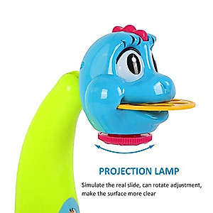 Ochine Kids Projector Painting Drawing Board Desk Child Learning Table Set Smart Projector Drawing Desk Projection Drawing Board Painting Table Playset for Kids Boys Girls(Ship from USA)