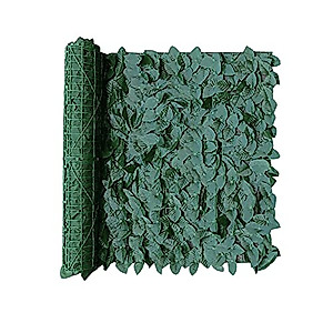 Artificial Ivy Privacy Fence Screen Artificial Hedges Fence Vine Leaf Decoration Lattice Panels for Outside Ivy Privacy Screen Fence Panel