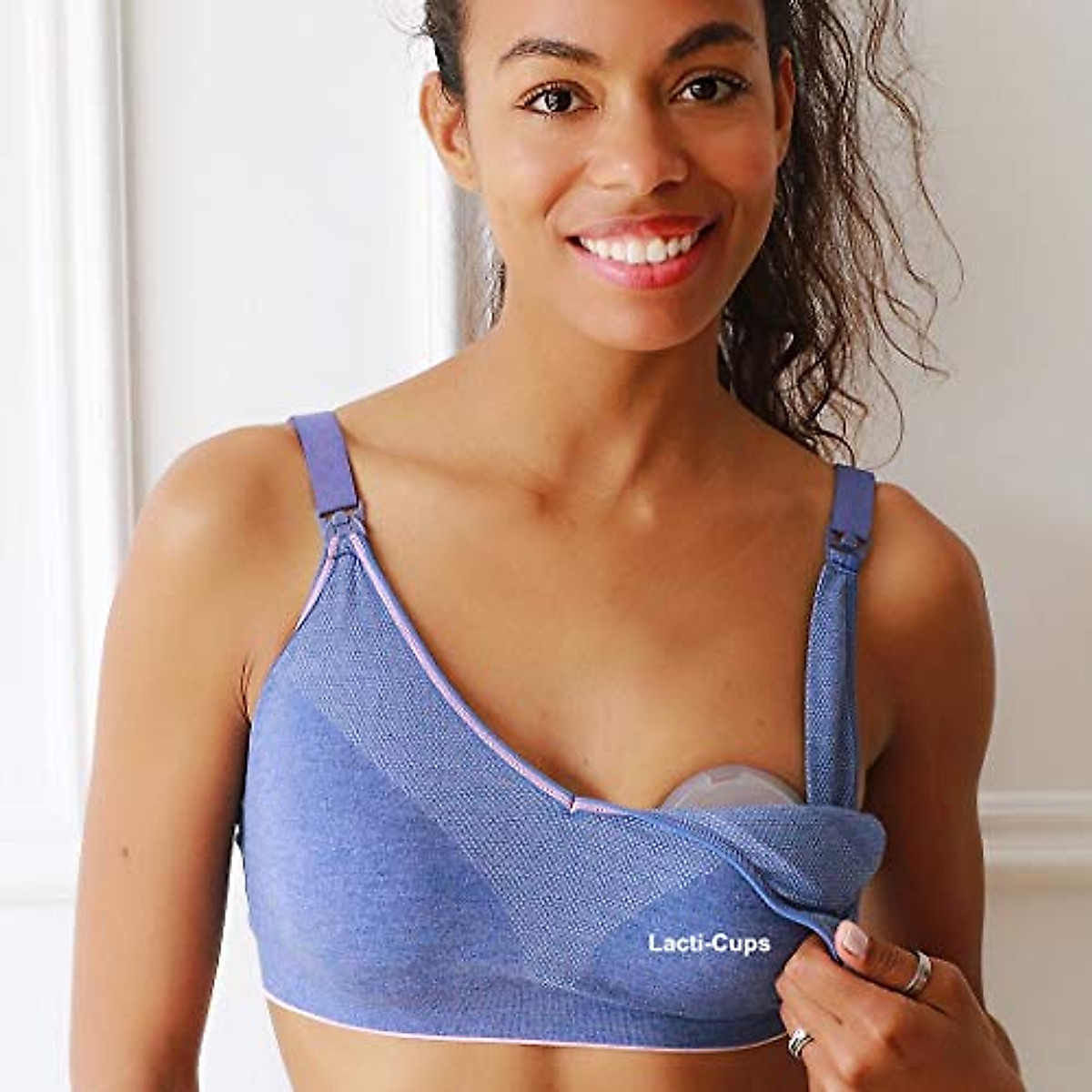 Lacti-Cups Breast Shells Breastmilk Collector for Breastfeeding Lacticups Silicone Milk Catcher Nursing Cup Milk Saver Soft and Reusable, 2pcs