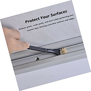 Plastic Scraper Tool, Pack of 6, Carbon Fiber Multi-Purpose Scraper Non-Scratch Cleaning Tool for Tight Spaces, Crevices, Most Surfaces Perfect to Remove Stickers, Labels, Food, Dirt, Etc