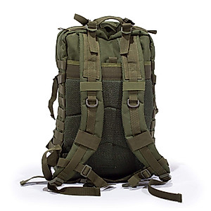 Sirius Survival 50L Expeditionary Tactical Backpack - Large Molle Bag (Green)