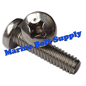 Type 316 Stainless Steel Phillips Pan Machine Screw Kit Marine Bolt Supply 6-111316