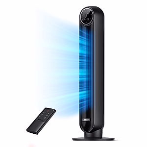 Dreo Tower Fans for Bedroom with Remote Control and Voice Assistant (DR-HTF007)