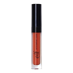 e.l.f. Lip Plumping Gloss, High-Shine Liquid Lip Color, Creates Fuller Lips & Plumper Pout, Moisturizing Formula, Bahama Mama, 0.09 Fl Oz