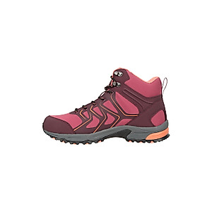 Mountain Warehouse Shadow Waterproof Womens Softshell Boots Berry Womens Shoe Size 7 US