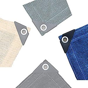 LJIANW Sun Shade Sail, Balcony Privacy Screen Fence Covering for Sun Protection Windproof Multiple Colors Available, 14Sizes (Color : Blue, Size : 3x4m/180g)
