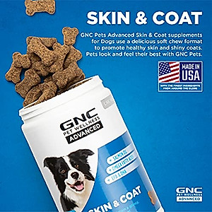 GNC for Pets Advanced Allergy Bundle Dog Supplements - Skin & Coat Dog Supplements and Seasonal Immune Support Dog Supplements - 90 Count Dog Chew, Dog Allergy Supplement, Dog Immune Supplement