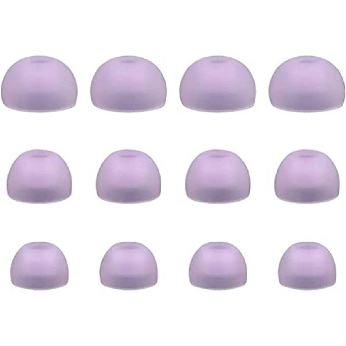 Rqker Ear Tips Compatible with Galaxy Buds 2 Earbuds, 6 Pairs S/M/L Sizes Soft Silicone Replacement Tips Earbuds Tips Eartips Compatible with Galaxy Buds 2 SM-R177, Lavender 12