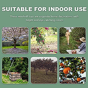 Hemoton 2pcs Garden Wind Spinners Bird Blinders Pinwheel Windmillw Anti- Bird Windmill Sparkly Holographic Pin Wheel Spinners Outdoor Decorations for Yard Lawns Patios