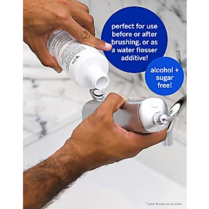 Supersmile Whitening Pre-Rinse - Clinically Formulated Pre-Brush Dental Mouthwash, Cleans and Whitens Teeth in Hard-to-Reach Places - Fresh Breath - Anti-Germicidal - Alcohol-Free (16 Fl Oz)