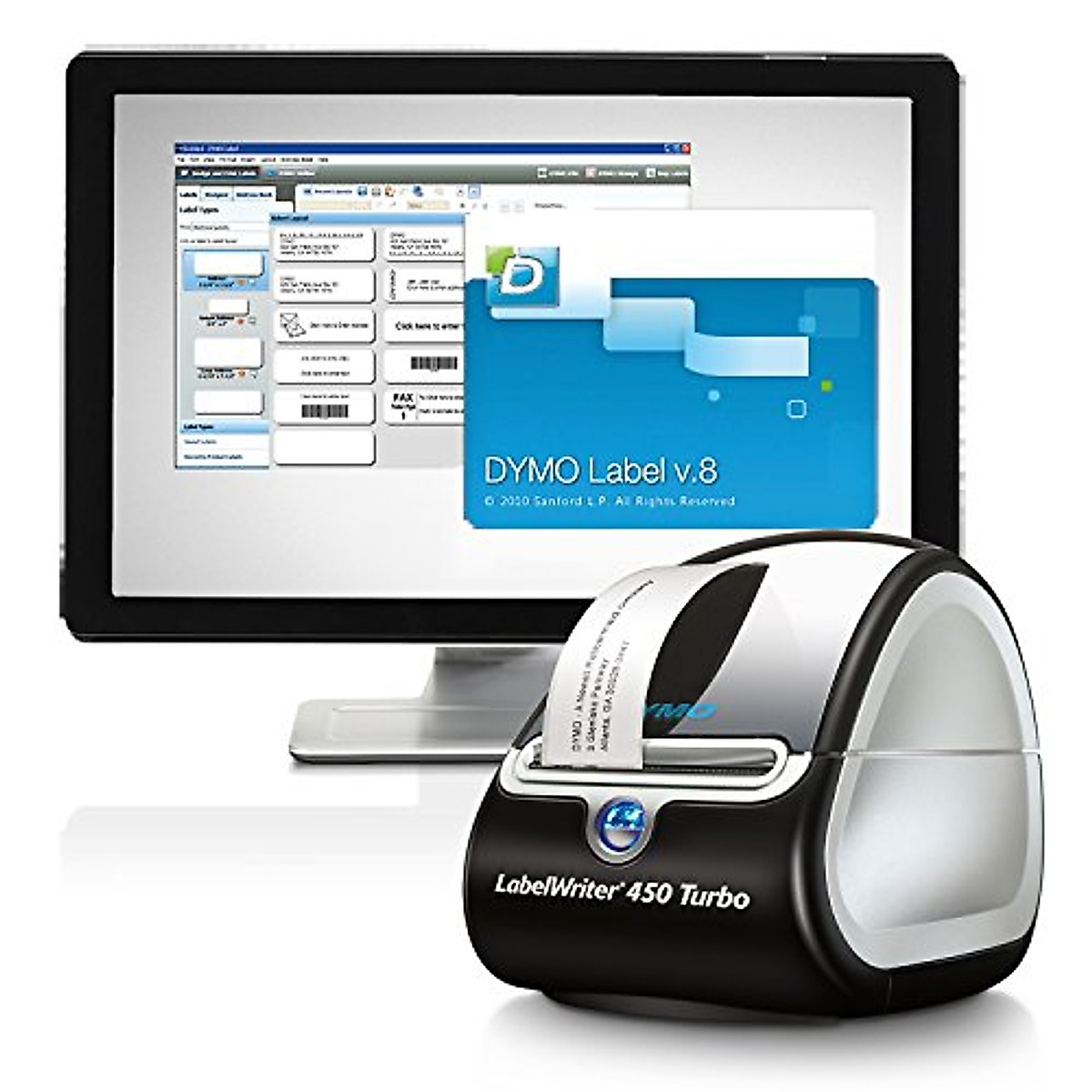 DYMO LabelWriter 450 Turbo Thermal Label Printer and 3 lb. Mailing Scale (1878460)