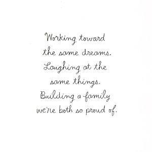 Hallmark Romantic Mothers Day Card or Birthday Card for Wife (What a Happy Way to Live a Life) (0599MBC9495)