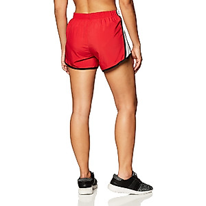 Augusta Sportswear Women's Junior Fit Pulse Team Short, Red/White/Black, Small