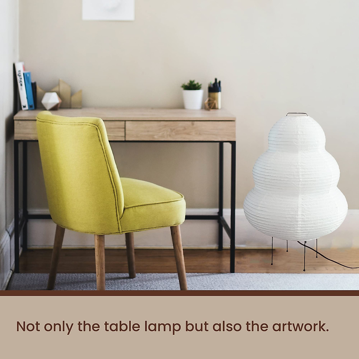 Nogy Noguchi Style Lamp • Akari Lamp • Japanese Lamp • Floor Paper Lamp • Rice Paper Floor Lamp • Chinese Lantern • Lampara de Pie para Sala • Japandi Style Lamp