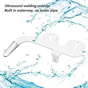 XWXLIJV Bidet Attachment for Toilet Tee Non Electric Bidet Toilet Seat Attachment with Self Dual Nozzle Bidet Toilet Attachment for Feminine Posterior Wash Easy Installation
