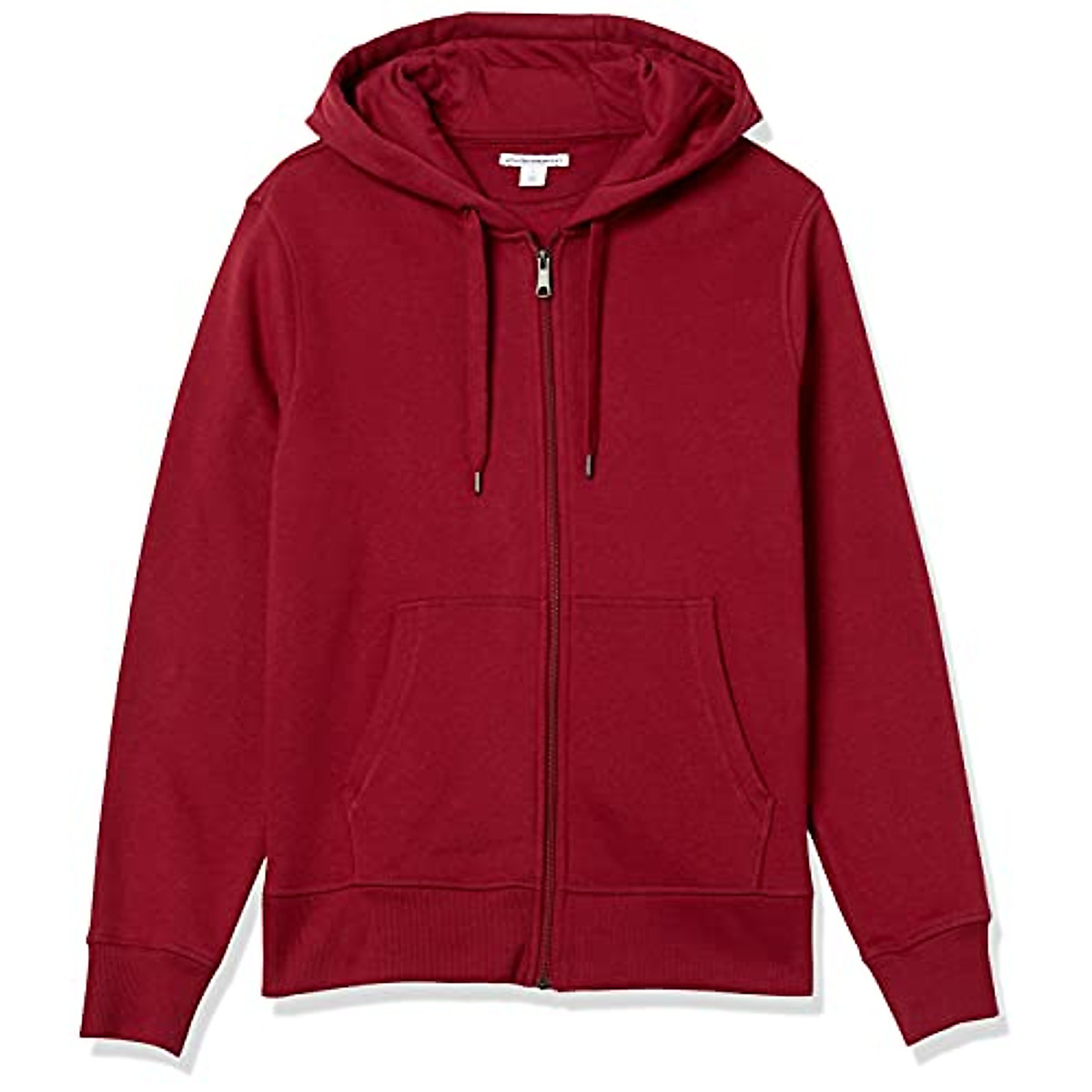 Amazon Essentials Men's Full-Zip Fleece Hoodie (Available in Big & Tall), Red, Large