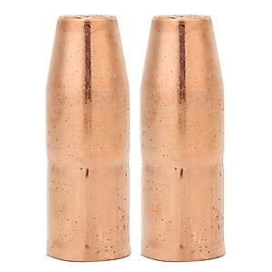2pcs MIG Welding Gun Nozzle 169724 1/2inch,Copper MIG Welding Contact Tips Welding Gun Accessory for Miller M-25/M-40 Hobart MIG Gun