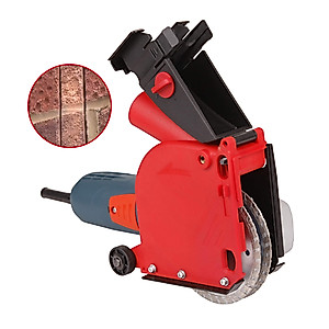 Aidelife Angle Grinder Dust Collection Attachment for Double-Cut Saw,Wall Chaser Dust Shroud 5 inch
