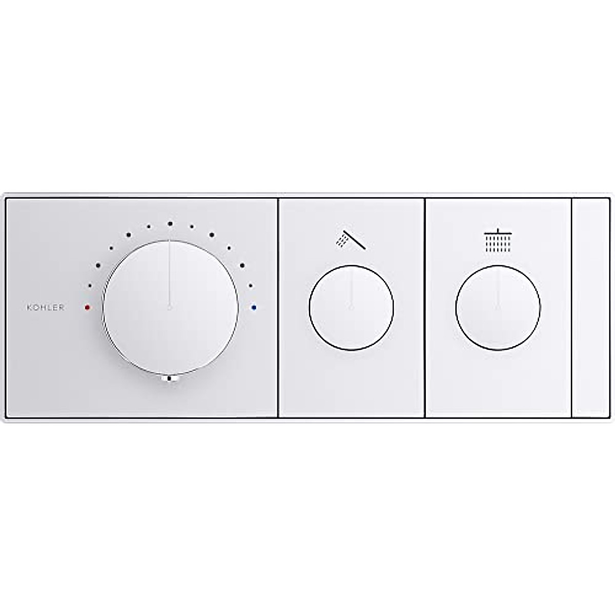 KOHLER 26346-9-CP Anthem Digital Thermostatic Valve, Two-Outlet, Polished Chrome