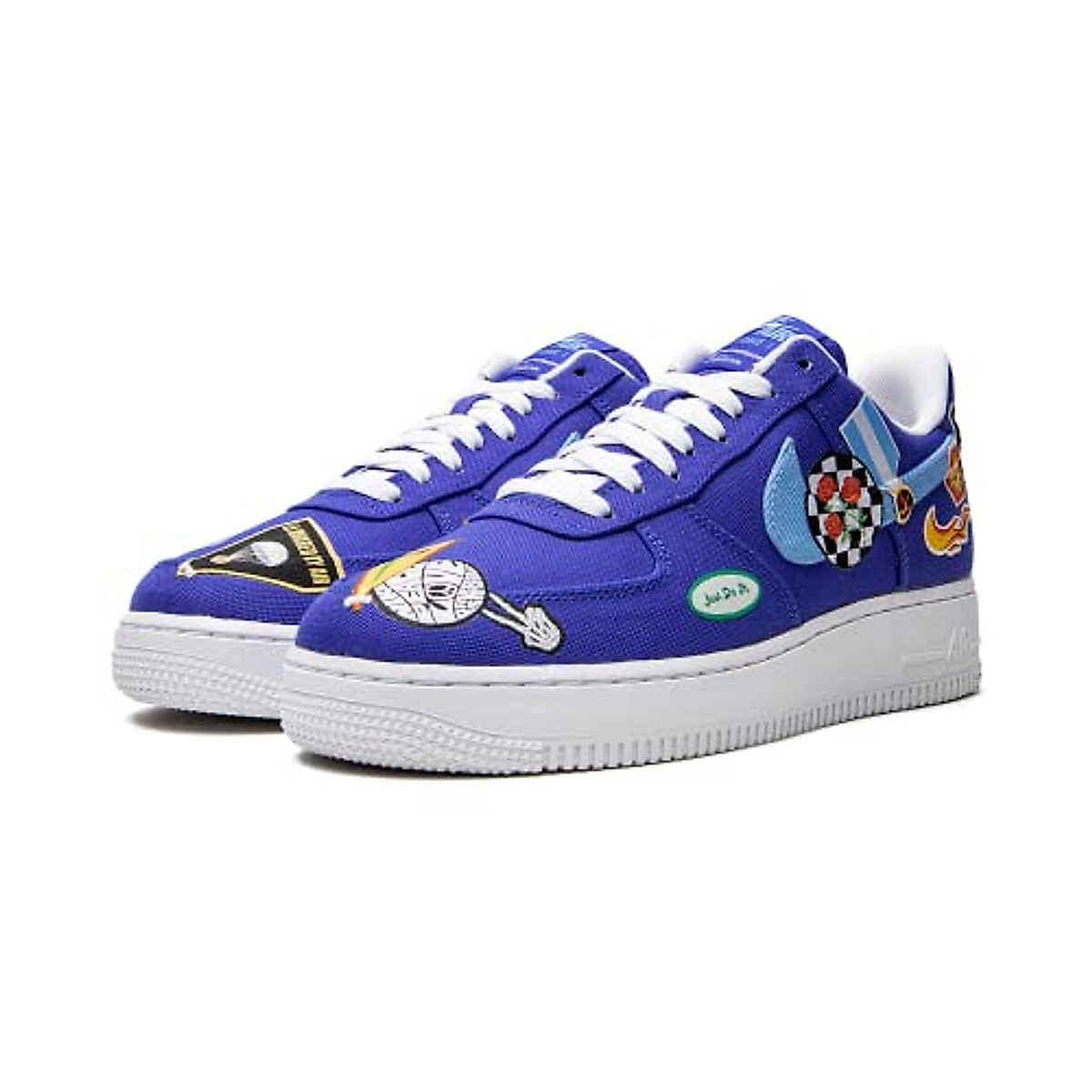 Nike Womens WMNS Air Force 1 Low '07 PRM DX2306 400 Los Angeles Patched Up - Size 8.5W