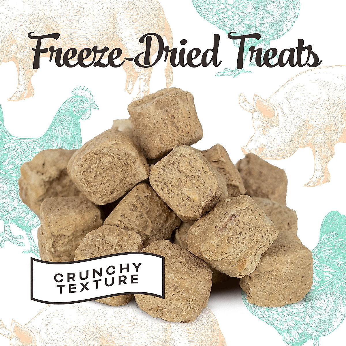 Primal Freeze Dried Dog Treats; Chicken Liver Dog Treats with Probiotics for Dogs; Liver, Laugh, Love; Crunchy Grain Free Training Treats for Dogs, 1.5 oz