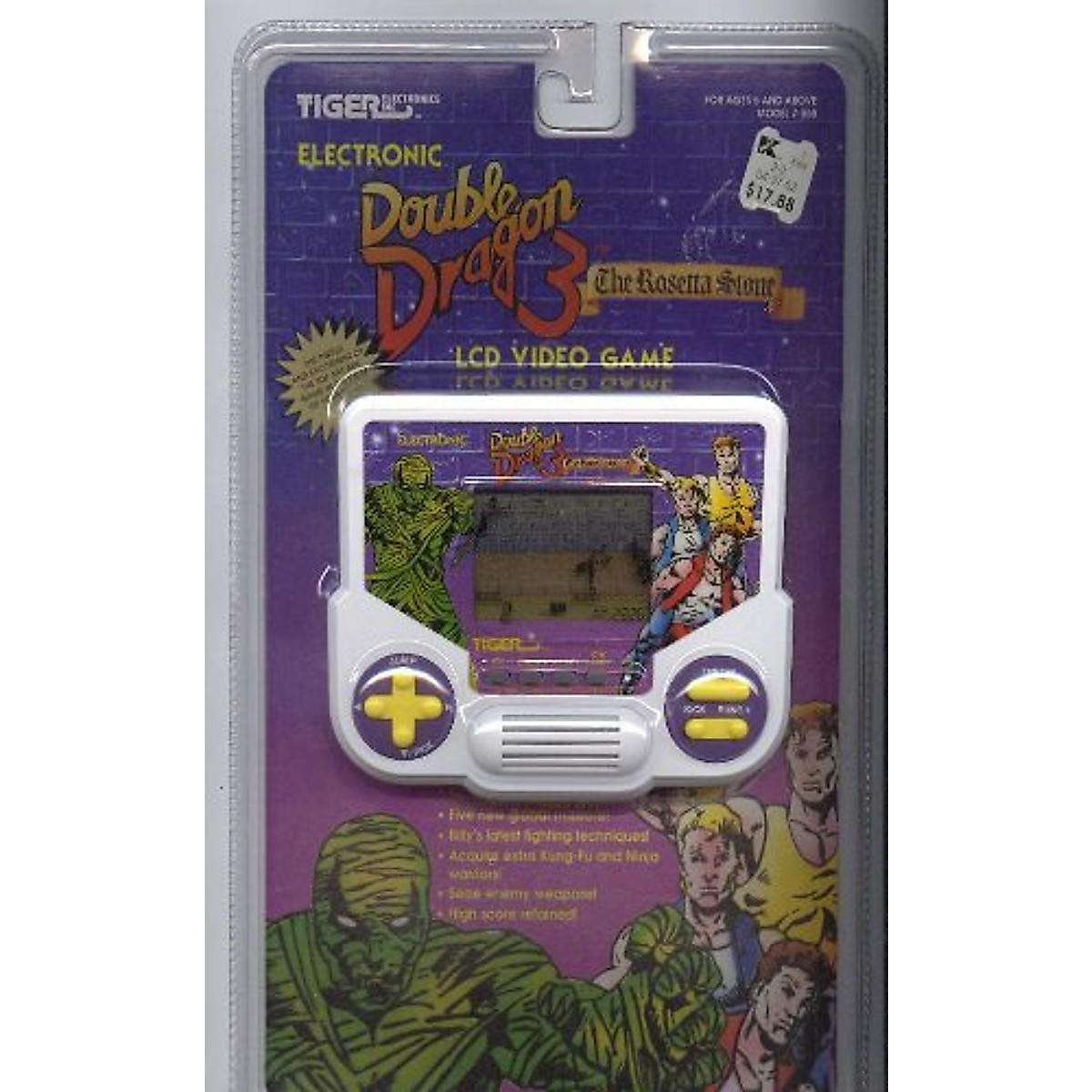 Tiger Electronics Electronic Double Dragon 3 [The Rosetta Stone] LCD Video Game