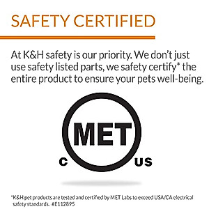 K&H PET PRODUCTS Thermo-Kitty Sleephouse Cat Cave - Heated Tan/Leopard 12 X 17 Inches