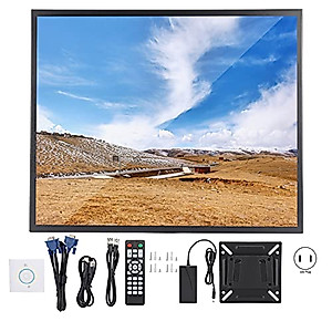 Garsentx 19 Inch Touch Screen Monitor,TFT 1280x1024 Portable Monitor with HDMI VGA AV BNC USB,Full 16:9 Gaming Screen Display Ultra Thin HDR Industrial Monitor (US)