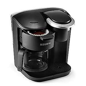 CHNLML Ke-urig K-Duo Essentials Single Serve & Carafe Coffee Maker, Black, 15.75 x 15.67 x 15.75 Inches
