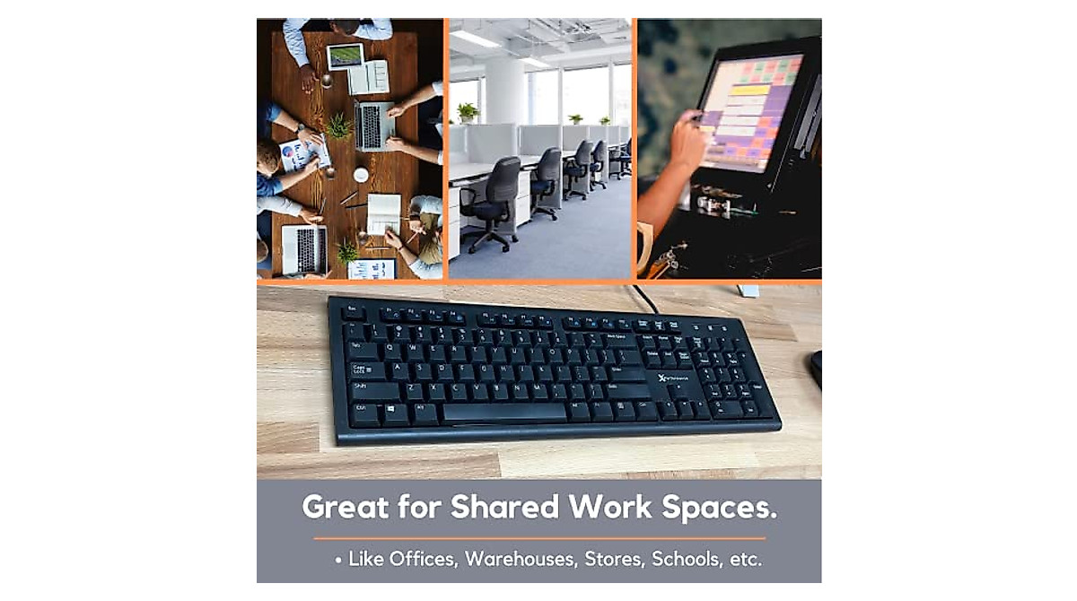 X9 Performance Wired Keyboard - Ideal for Office Use