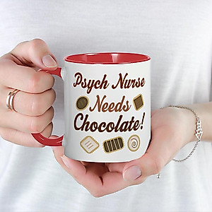 CafePress Psych Nurse Gift Funny Mug Ceramic Coffee Mug, Tea Cup 11 oz