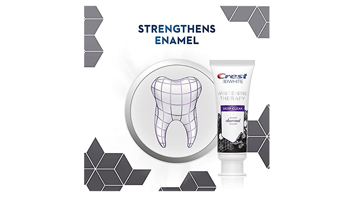 Crest Charcoal 3D White Toothpaste - Deep Clean & Whitening