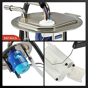 A-Premium Electric Fuel Pump Module Assembly with Sending Unit Compatible with Ford F-250 F-350 F250 F350 Super Duty, 2005-2007, 5.4L 6.8L, Center Tank