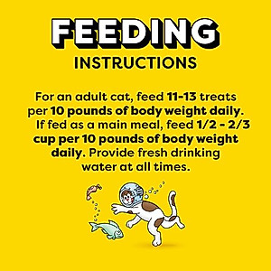 TEMPTATIONS Classic Crunchy and Soft Cat Treats Seafood Medley Flavor, 16 oz. Tub