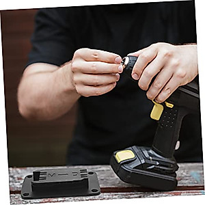 VILLCASE 18 Pcs Drill Tool Holder Drill Storage Dock Bracket Tool Holders Drill Tools Holder Drill Tool Fixing Bracket Drill Tool Brackets Hanger Stand Lithium Battery Mount Abs M18