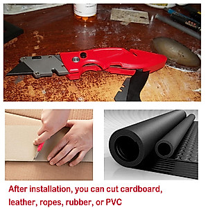 Follde 30 Pc. for Milwaukee Carbide Utility Knife Blades, SK5 Carbon Steel, 50° Cutting Angle, Sharp And Durable Replacement Razor Blades